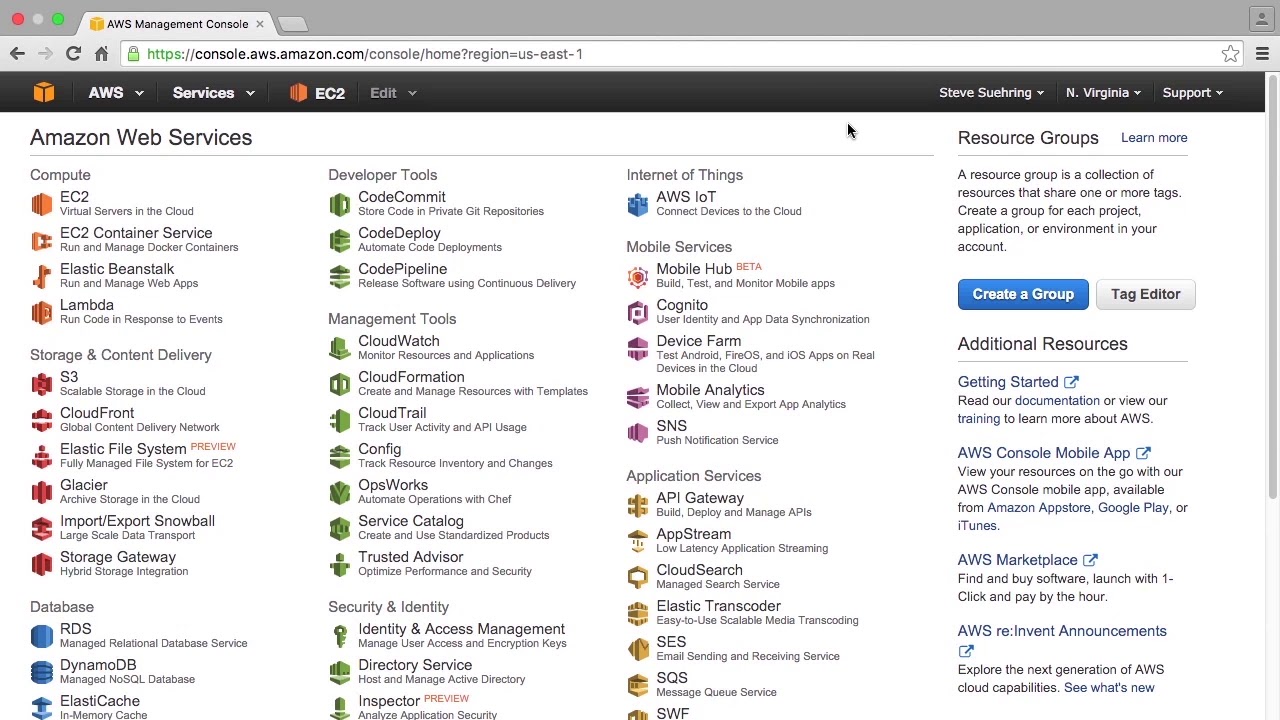 01 07 Interacting With AWS  Console, API, CLI