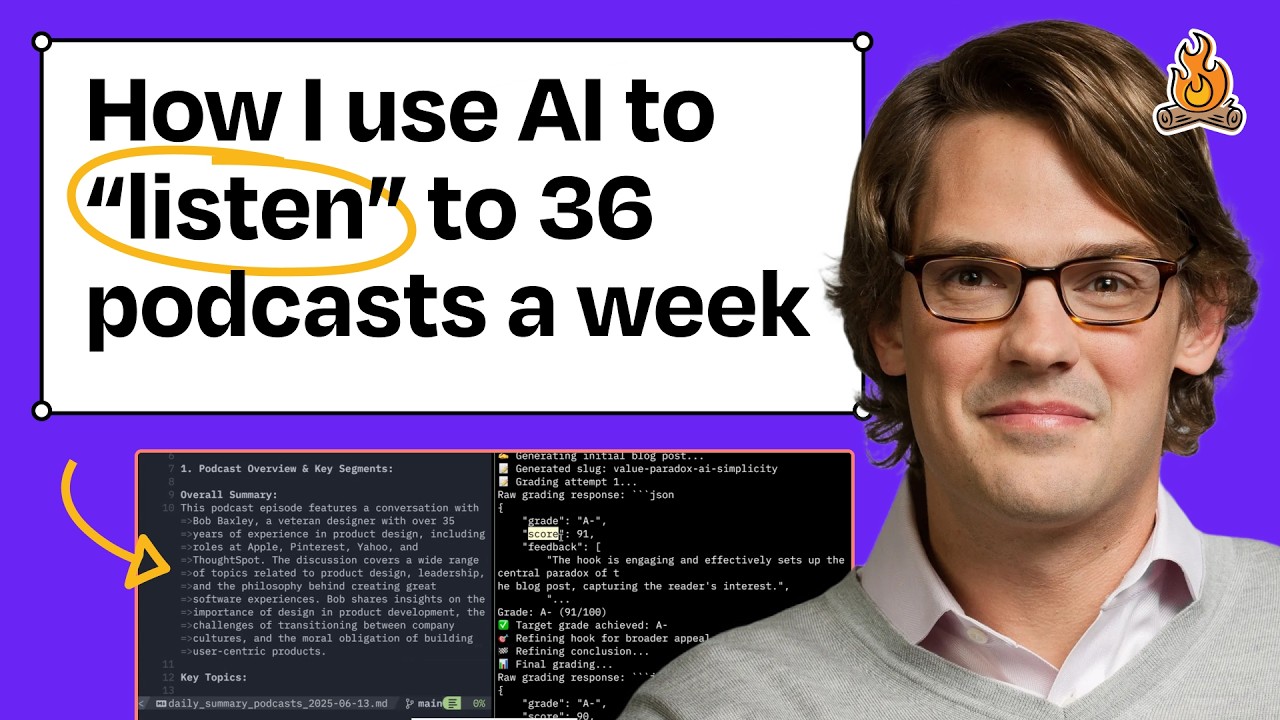 How to digest 36 weekly podcasts without spending 36 hours listening | Tomasz Tunguz