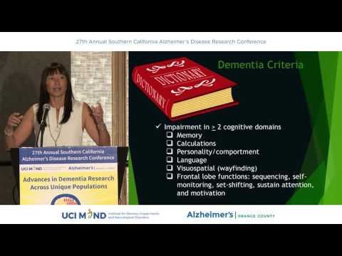 Cognitive Decline Among the Elderly: Differential Diagnosis - Tiffany Chow, MD