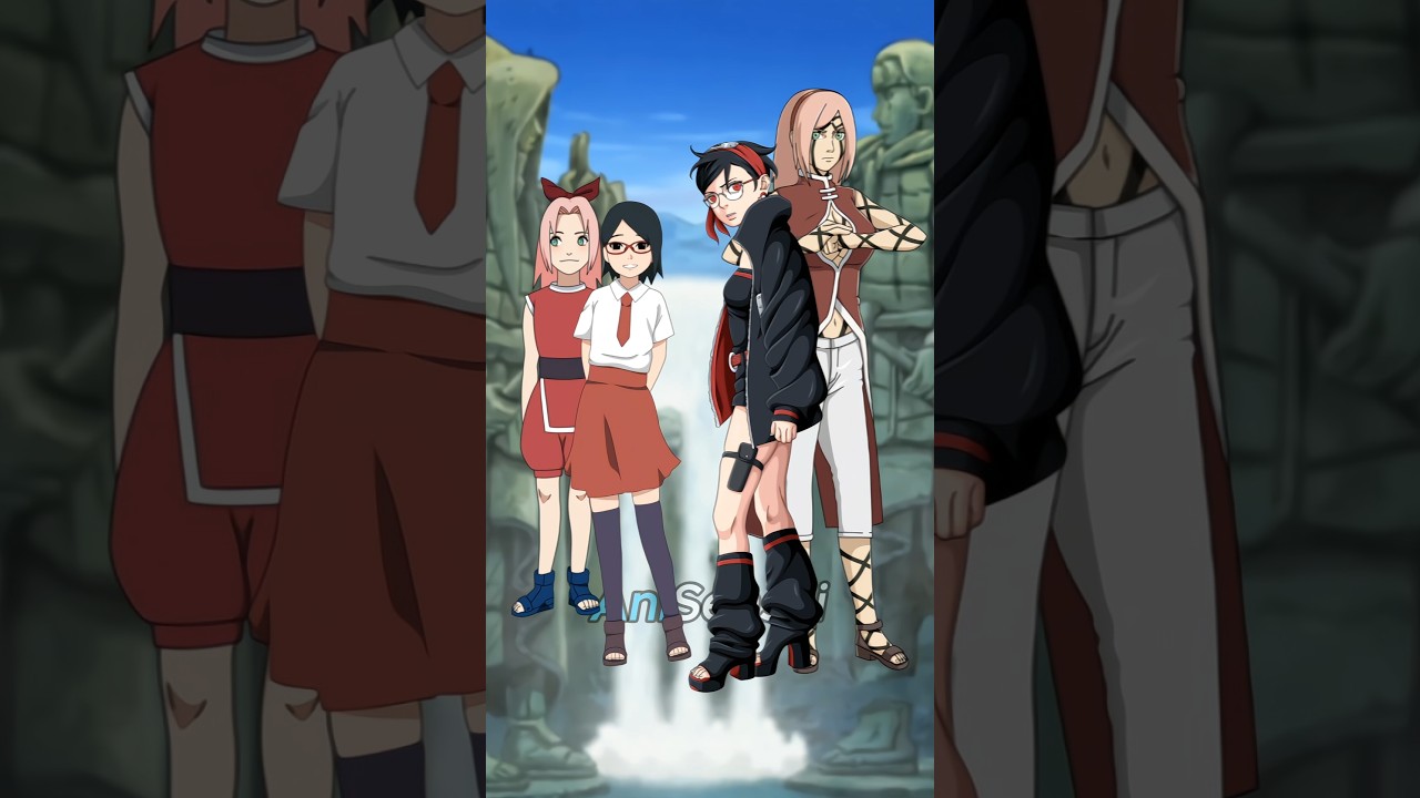 Kids Vs. Grown-up | Naruto x Boruto  Parent & Child !! 🥰 #naruto #boruto