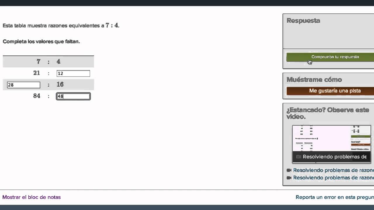 Solving ratio problems with tables. Example 1