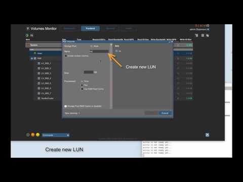 Tutorial 3, Create new SDC client, create LUN and map it