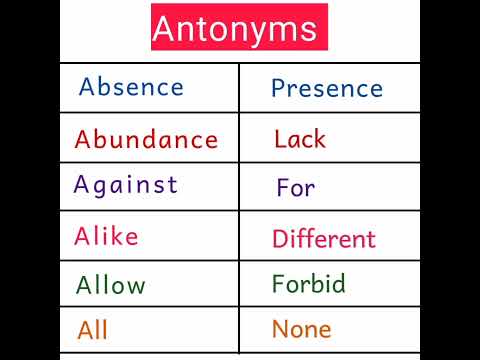Antonyms for IELTS: #antonyms #ieltswriting #ieltsspeaking #vocabulary #oppositewords #shortvideo