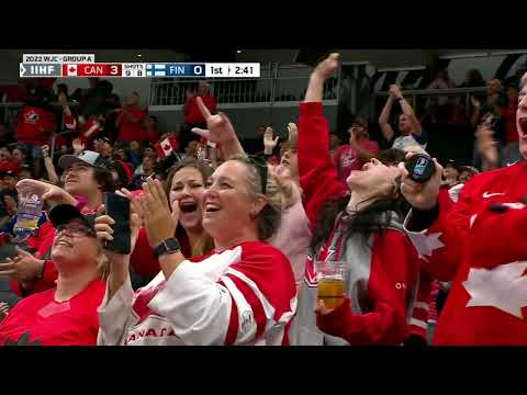 KANADA - FÍNSKO MS U20 2022, zostrih 16/8/2022 @hokejmfstudio