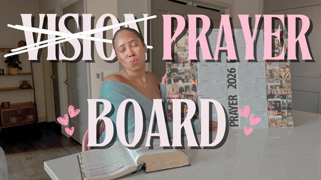 MY 2026 PRAYER BOARD METHOD THAT ACTUALLY WORKS | How To Create One + My Strategy & Daily Routine