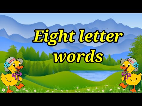Eight letter words | Eight letter words in english