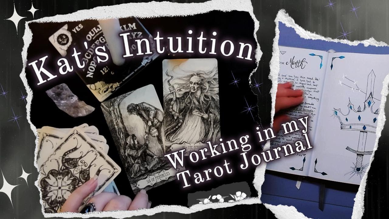 Woking in my Tarot Bullet Journal.  Come setup my 2nd & 3rd weekly w/ me!
