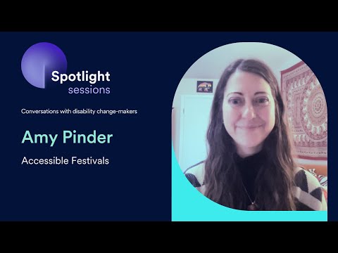 Amy Pinder of Accessible Festivals | accessiBe's Spotlight Sessions