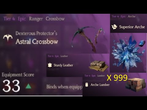 Where to find Arche wood and Sturdy leather to craft Astral weapons! Chrono Odyssey