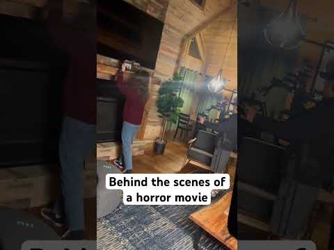 Behind the scenes of a horror movie #scary #filmmakersfamily # ...