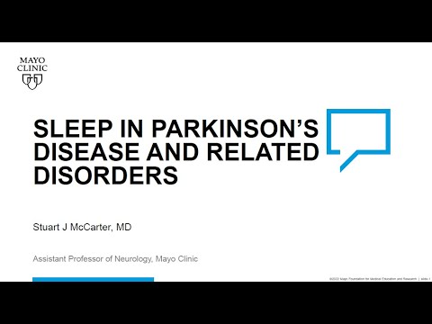 Sleep in Parkinson's disease and Related Disorders 1