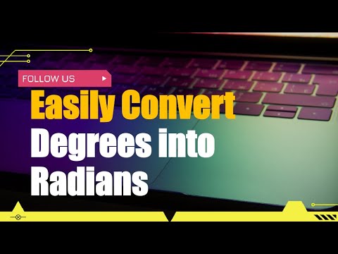 Convert degrees into radians with this simple equation #shorts