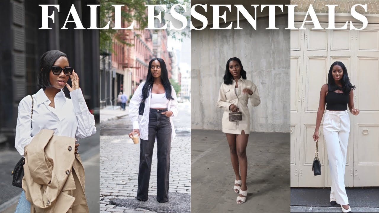 FALL WARDROBE ESSENTIALS | everyday basics