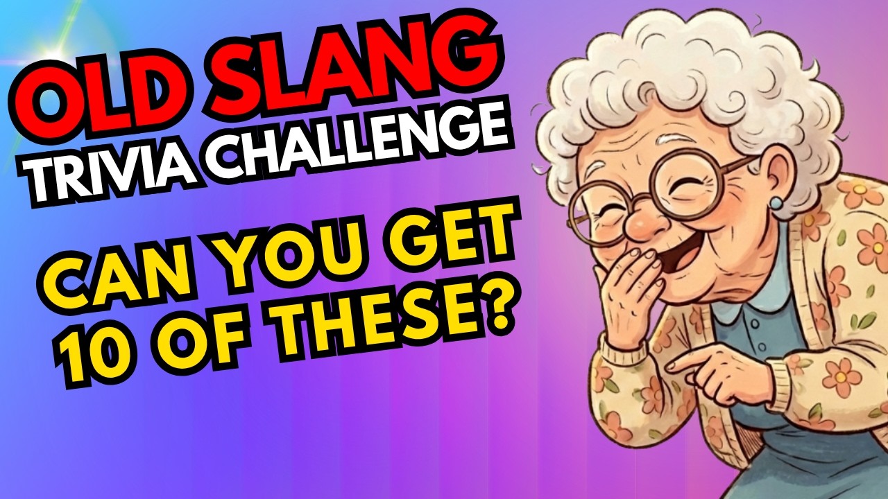 Old Slang Quiz - Do You Remember These Classic Phrases? Bet You Can't Get Half Of These!