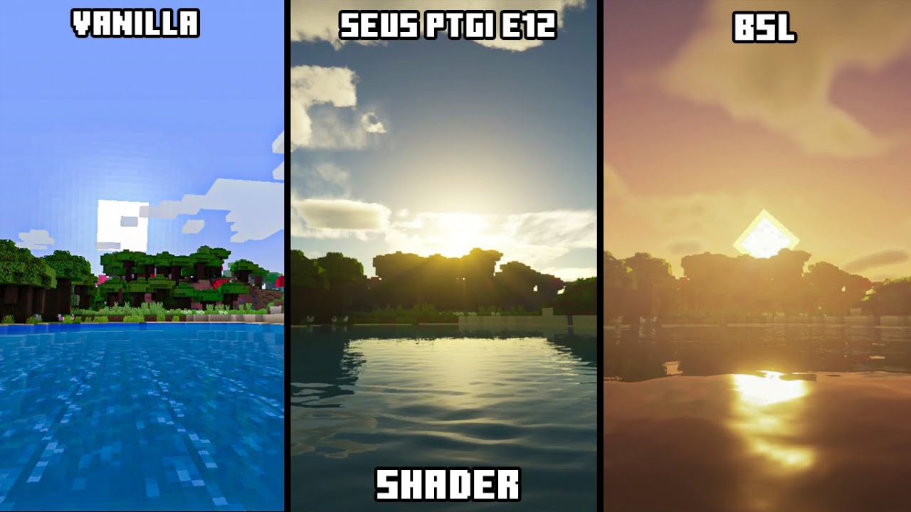 Minecraft Shader Comparison: SEUS PTGI E12 vs BSL Shaders