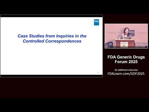 FDA GDF 2025 - Case Studies: Using Alternate Reference Products or BE Approaches in ANDA Submissions