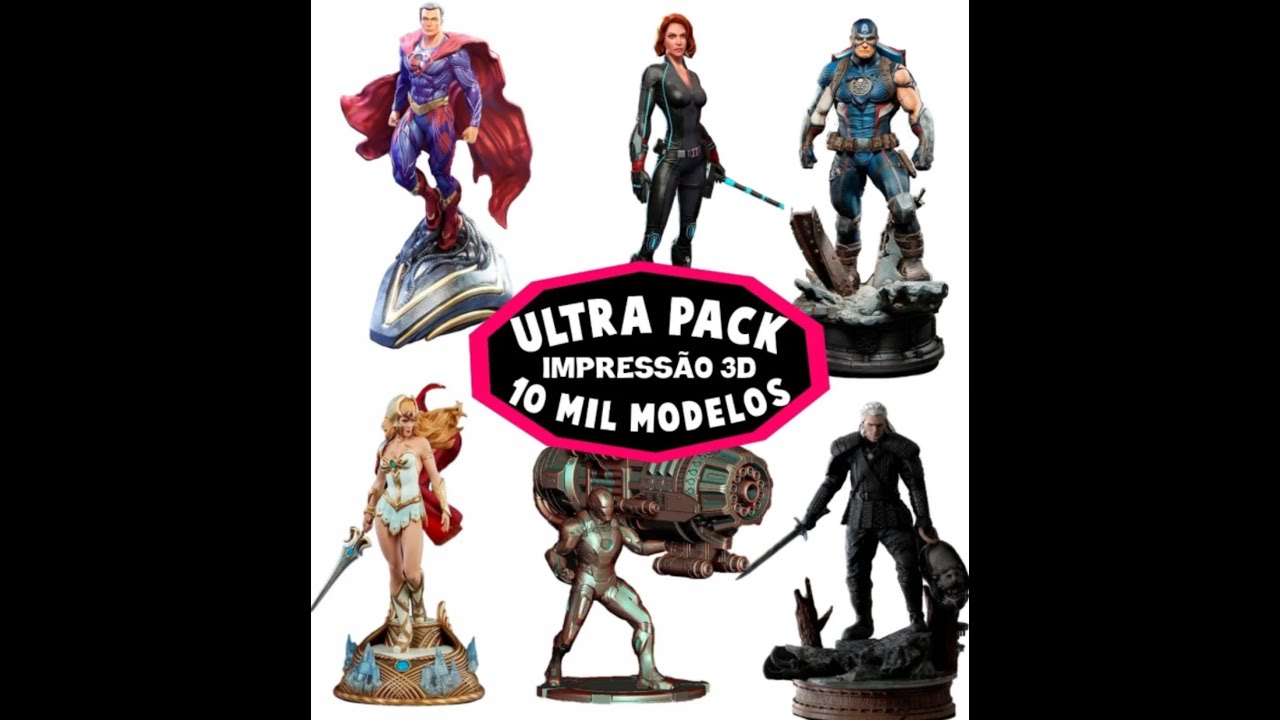 Melhor Pack de Arquivos STL para Impressão 3D de 2022