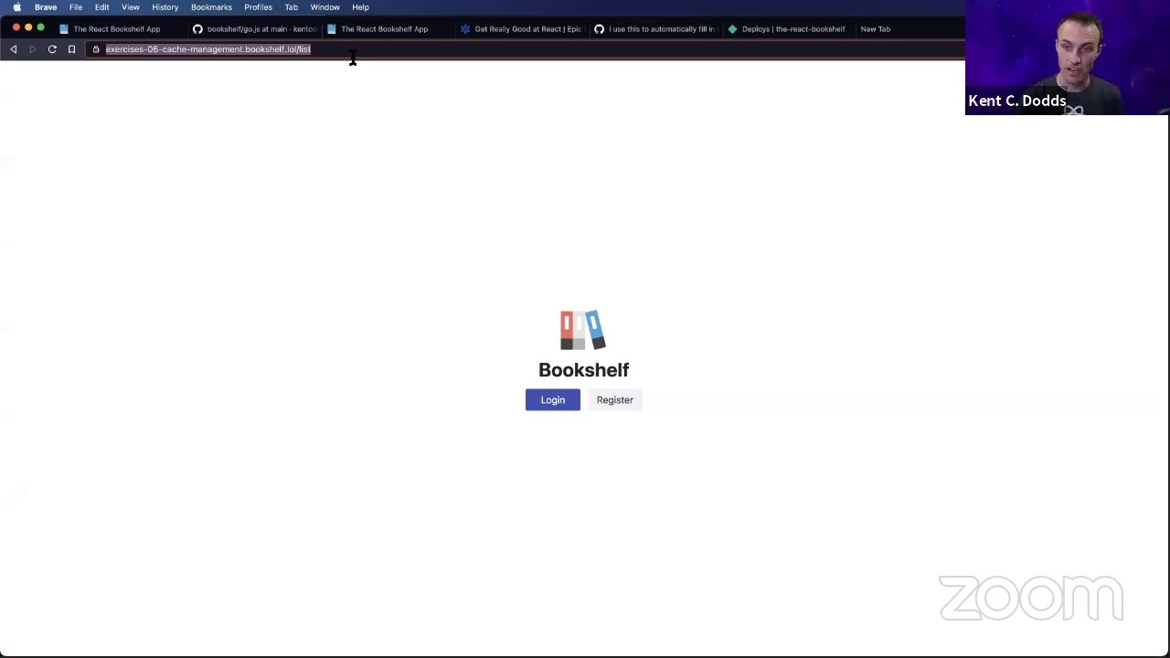 Live with Kent: How the EpicReact.dev Bookshelf App tooling works