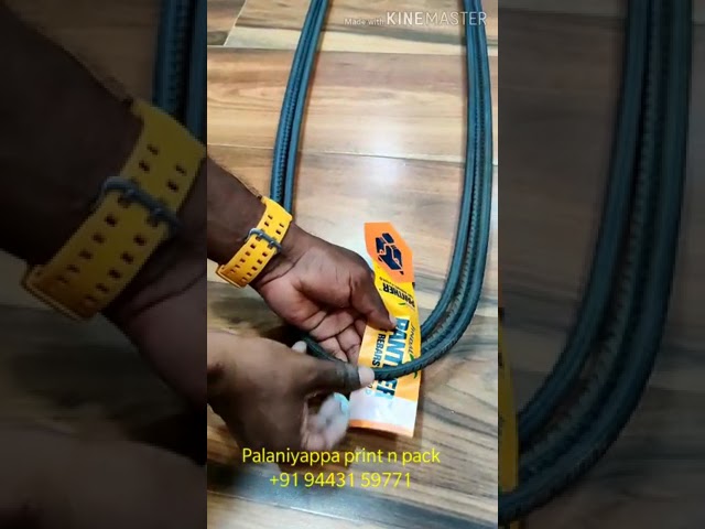 TMT Bar Labels - TMT Bar Bundling Tag Manufacturer from Sivakasi