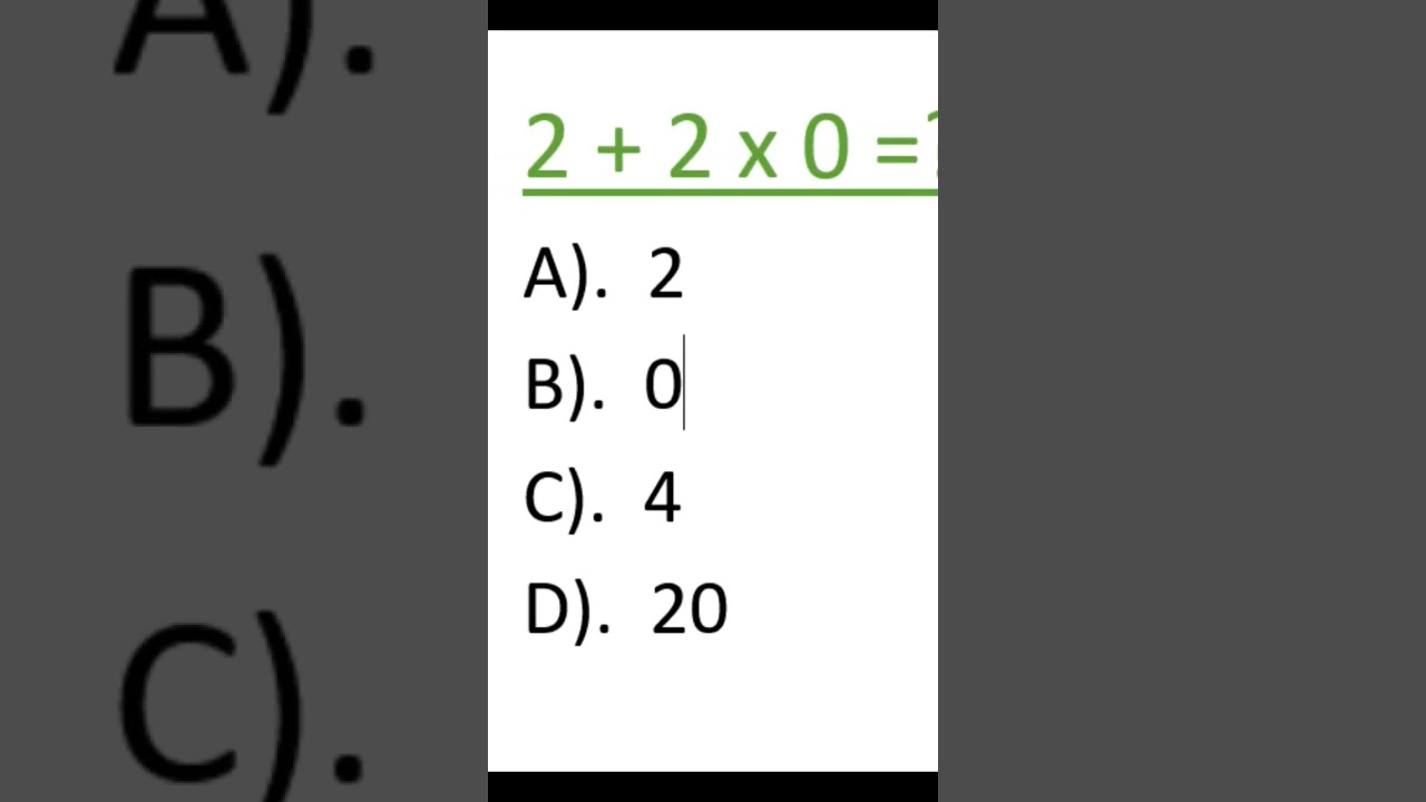 simple math question #shorts #viral #shortsfeed