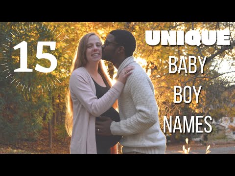 15 UNIQUE Baby Boy Names for 2020 with REAL STATS on their popularity in the US!