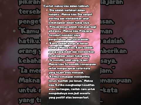 MAKNA KIAS DAN CONTOHNYA