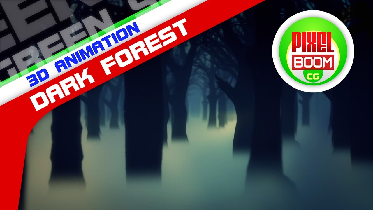 Dark Forest Fog Trees Animated Background Wallpaper 4K - PixelBoomCG