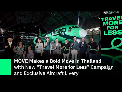 AirAsia MOVE Makes a Move in Thailand with “Travel More for Less” and Exclusive Aircraft Livery
