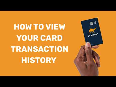HOW TO VIEW YOUR SHOP2SHOP BUYING CARD TRANSACTION HISTORY
