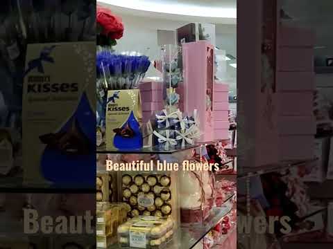 Beautiful blue flowers #shorts #blue #flowers #valentines #beautiful #display #fyp