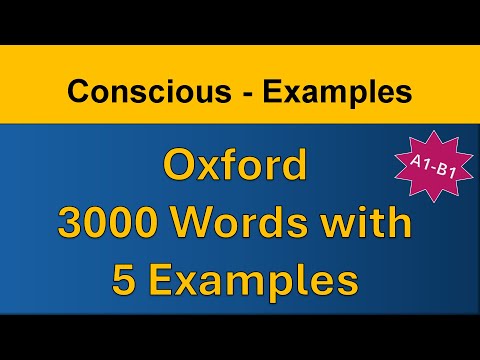 Conscious - Examples