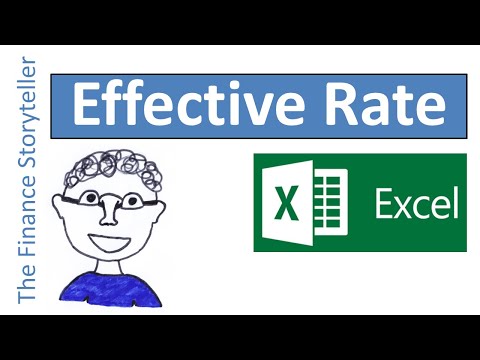 How to calculate the effective annual interest rate (EAR) in Excel