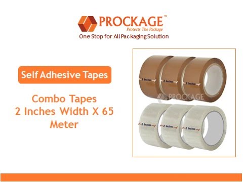 Prockage 2 Inch Cello Tape | Self Adhesive Tapes | Combo Tapes | Packaging, Decorating and DIY