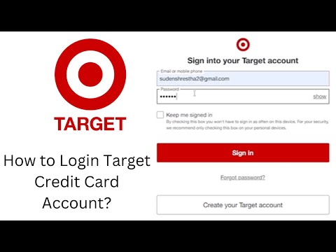 How to Login Target Credit Card Account? Target Credit Card Login Help Tutorial