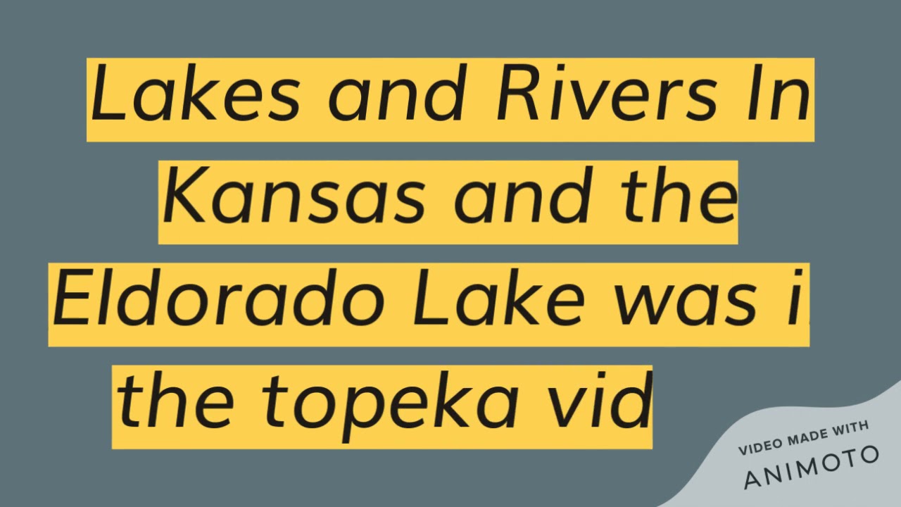 Maps of Cities and Counties and Lakes and Rivers In Kansas