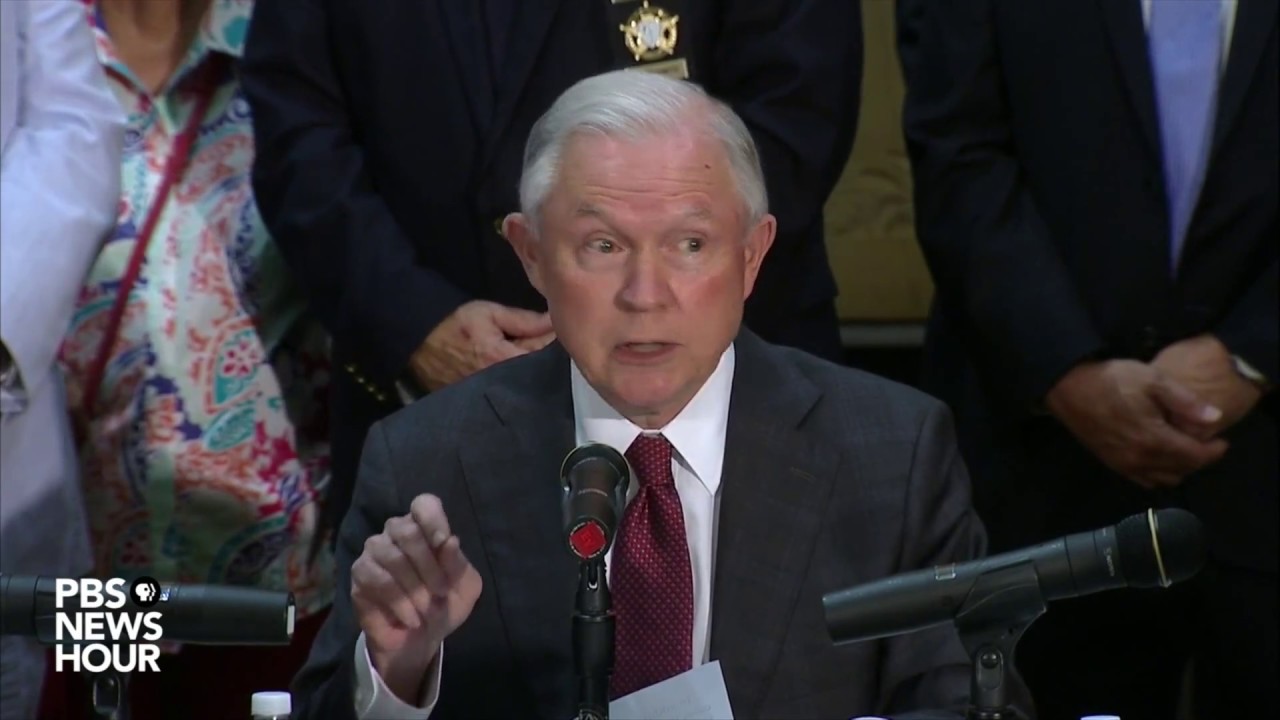 Attorney General Sessions announcement on asset forfeiture