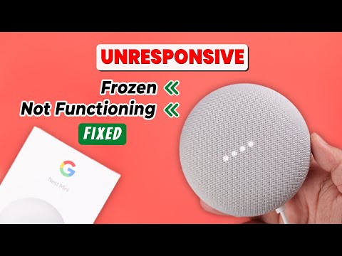 Fix- Google Nest Mini Not Working! [Frozen & Unresponsive]
