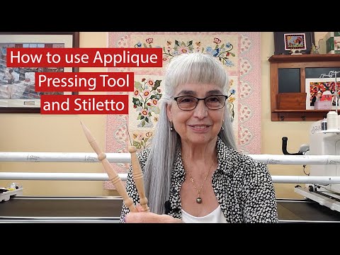 How to use Applique Pressing Tool and Stiletto