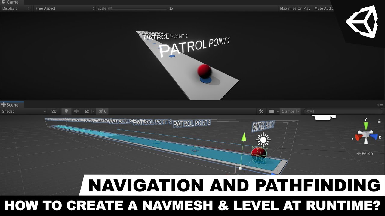 Unity3d Navigation And Pathfinding - How To Create A NavMesh And Level At Runtime?
