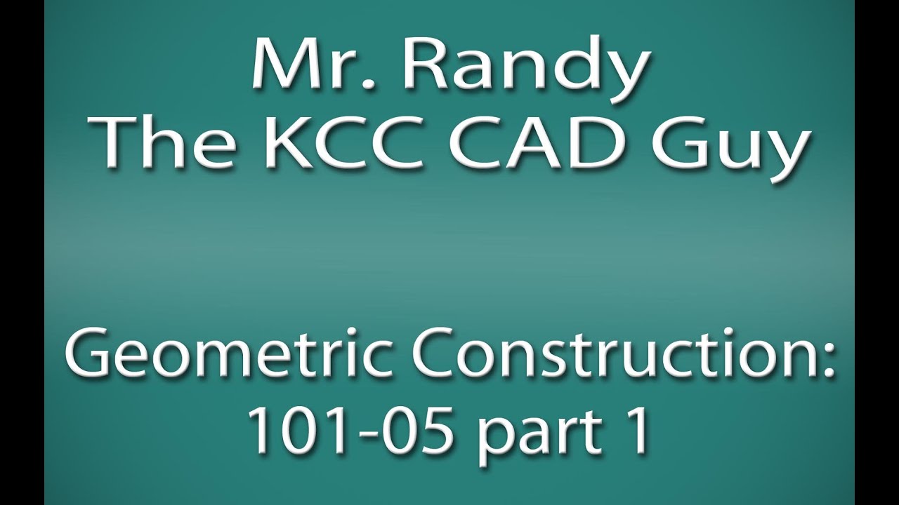 Geometric construction for assignment 101-05 pt1
