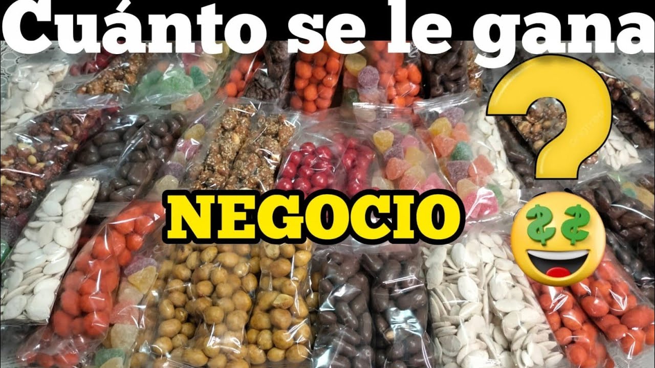 COMPRE ✅ $918 de dulces Y MIREN 😳 cuánto GANE 😱 VENDIENDO dulces en bolsitas de 10 pesos  💸💰 #ventas