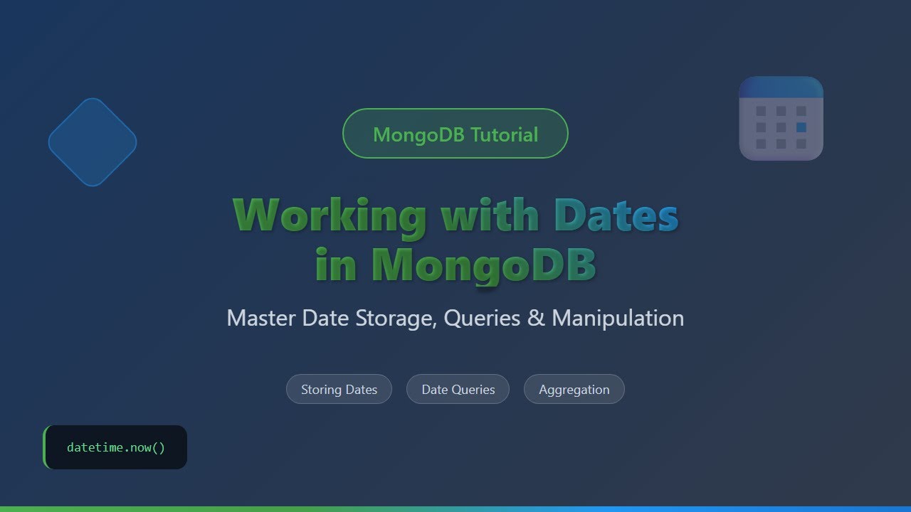 MongoDB Dates: Store, Query & Manipulate Date Data Like a Pro!