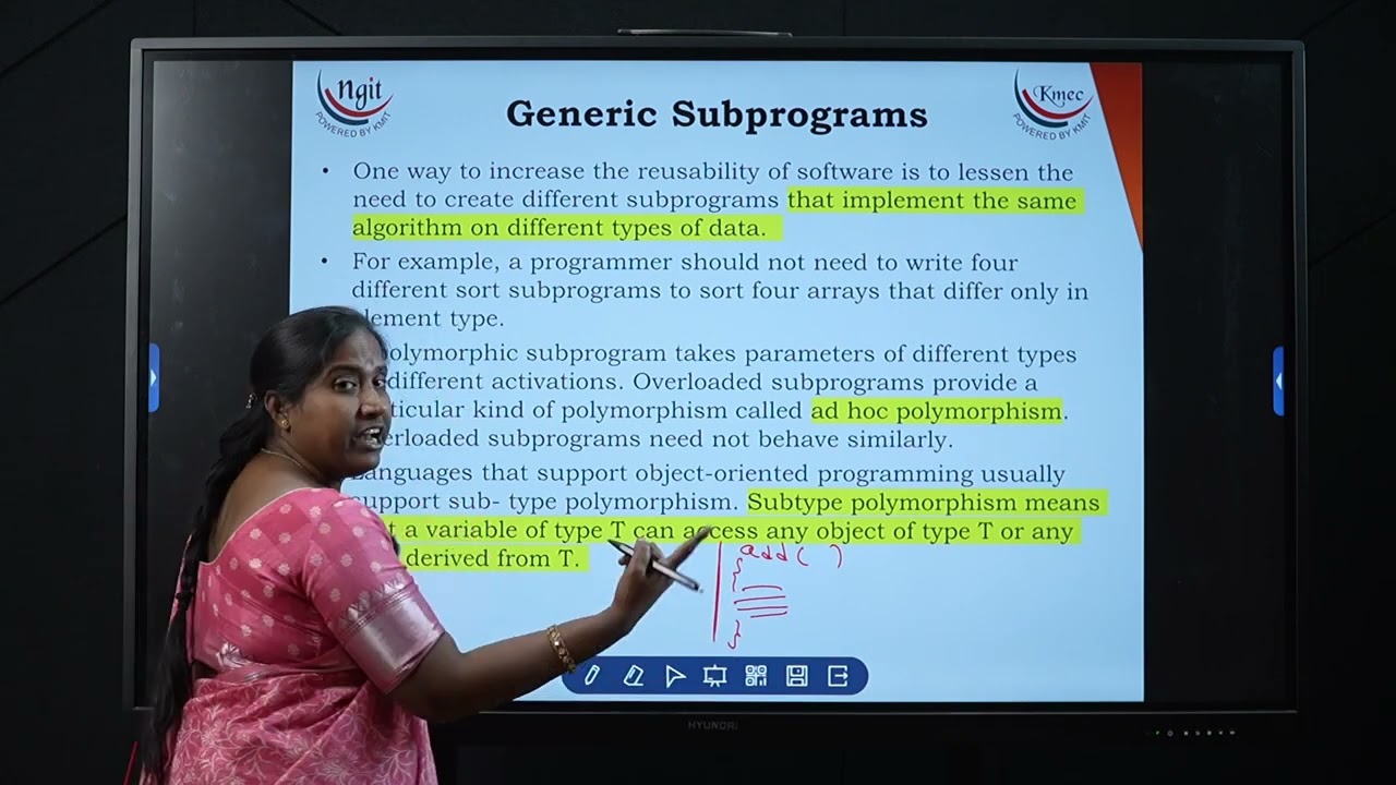 3.7  Overloaded Programs, Generic Subprograms