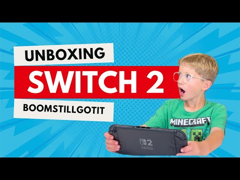 Kids Unbox the NEW Nintendo Switch 2! | Family Reactions + First Impressions