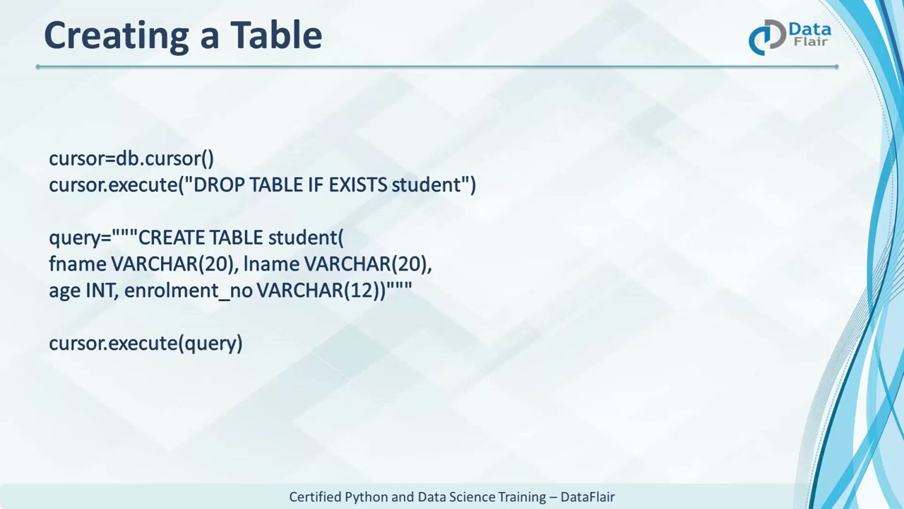 Python Database Access