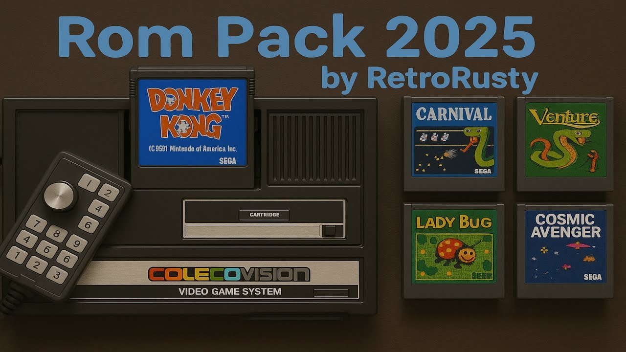 Colecovision Rom Pack 2025 (140 Games + Art) - Retrobat
