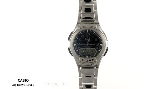 Casio AQ-180WD-1BVES - Digital-Analog Watch • Watchard.com