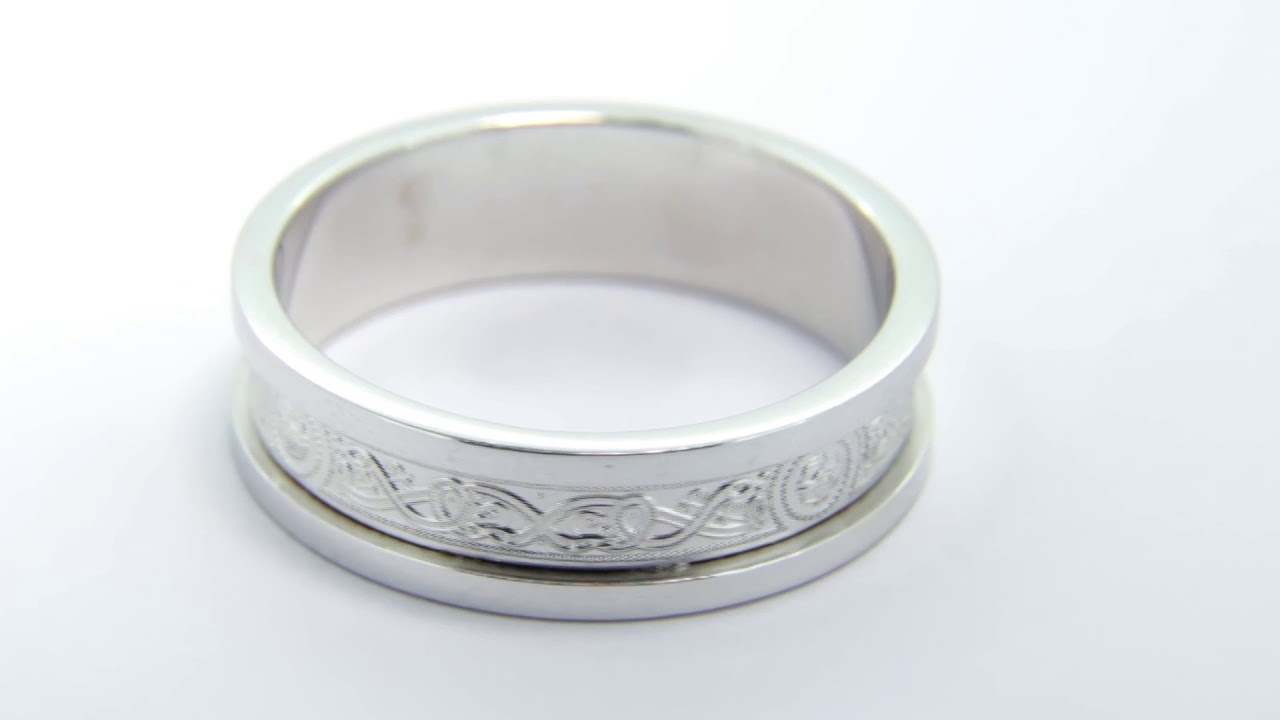 Celtic Warrior Ring with Flat Trim