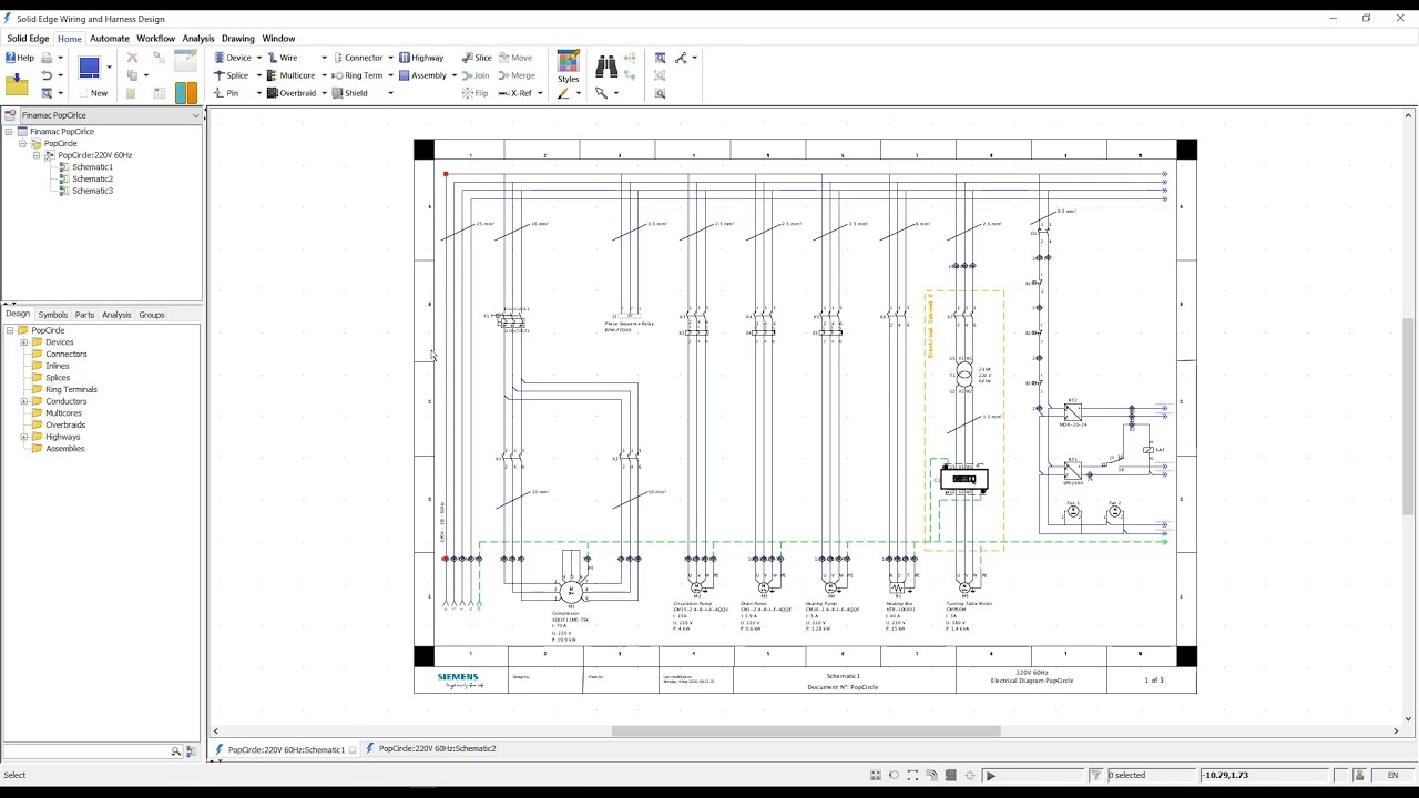 Solid Edge 2021 - Wiring Design