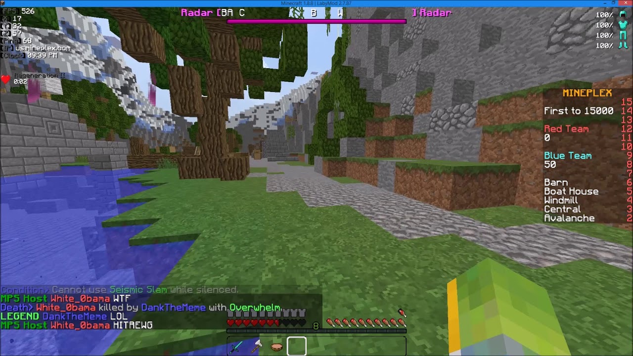 [Old Mineplex clips #3] Moa almost takes KB